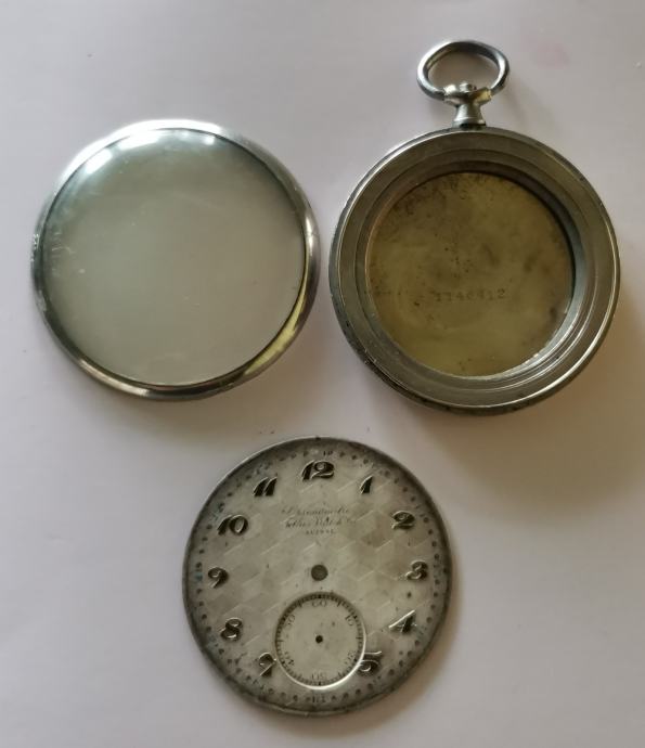 KUĆIŠTE I CIFER DŽEPNOG SATA CHRONOMETRE TELLUS WATCH SUISSE