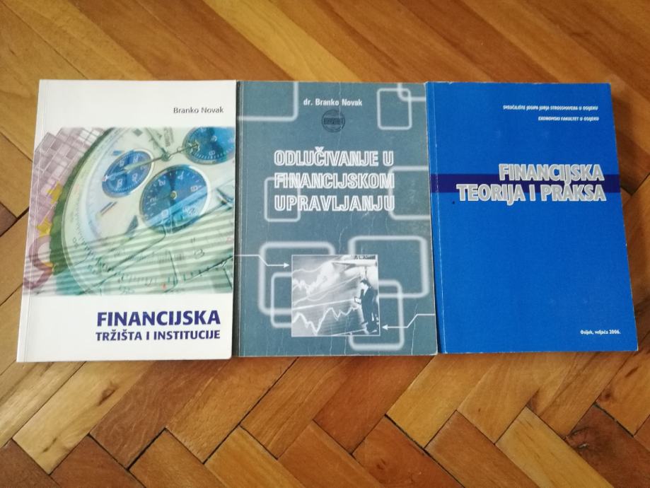 Branko Novak - Ekonomski fakultet u Osijeku - udžbenici za financije