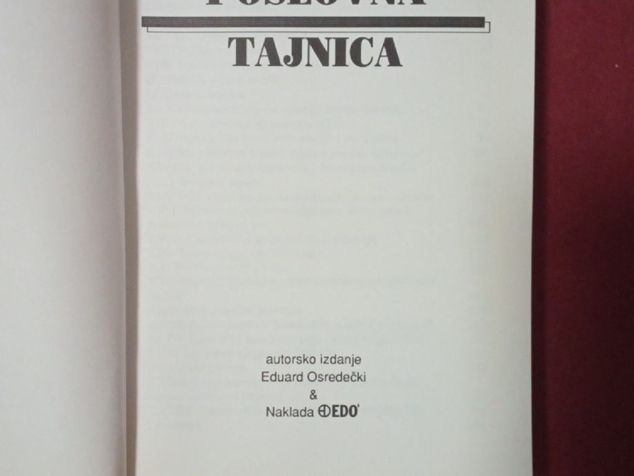 POSLOVNA TAJNICA