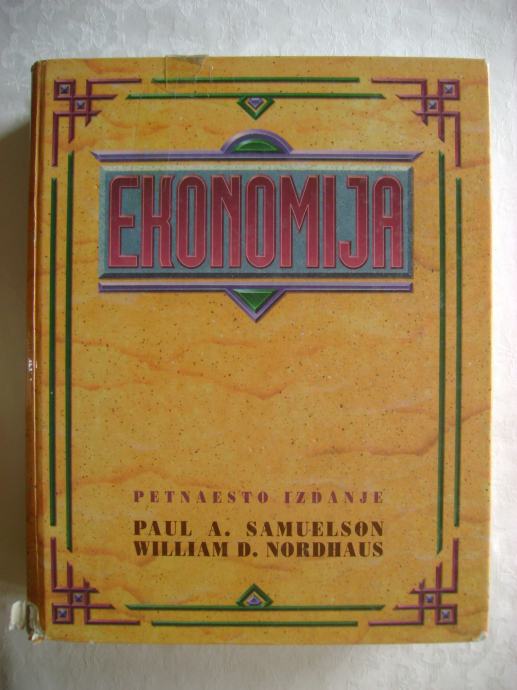 Samuelson / Nordhaus - Ekonomija; petnaesto izdanje, tvrdi uvez - 2000