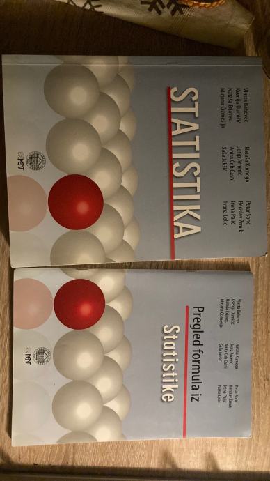 STATISTIKA + formule (EFZG)