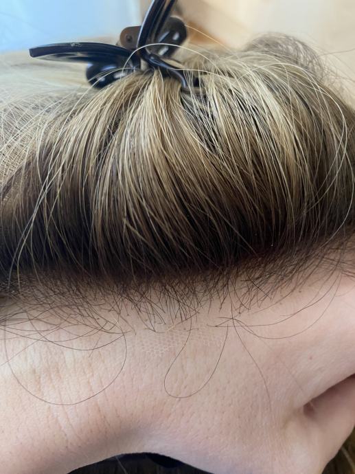 Perika prava ljudska plava kosa, NOVO, najprirodnija verzija