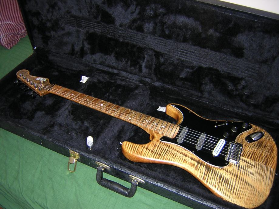 ESP Custom stonewashed strat/ unikat!
