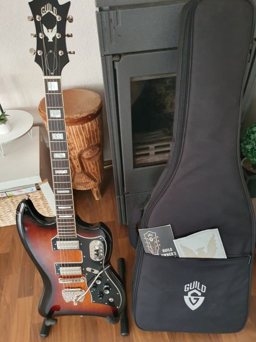 Guild S-200 Thunderbird Antique burst