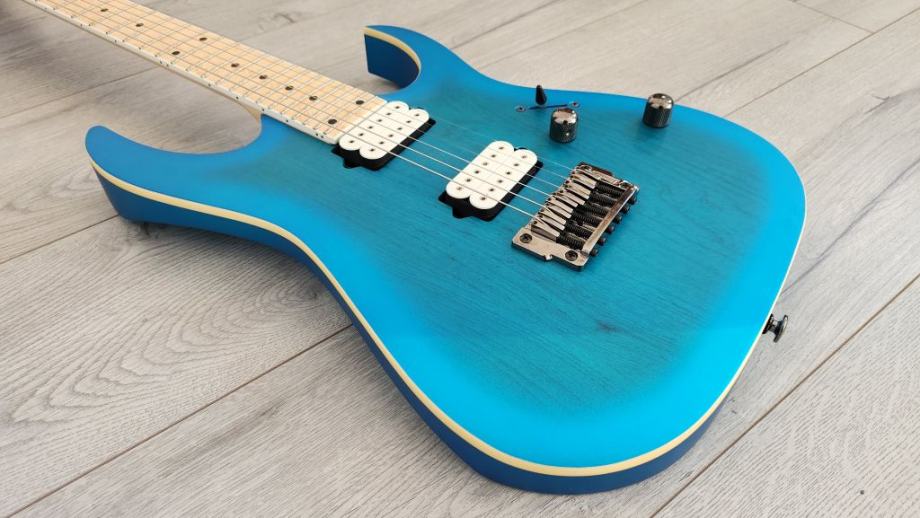 Ibanez RG Prestige RG652 AHMFS Aqua Blue Metallic Burst Flat