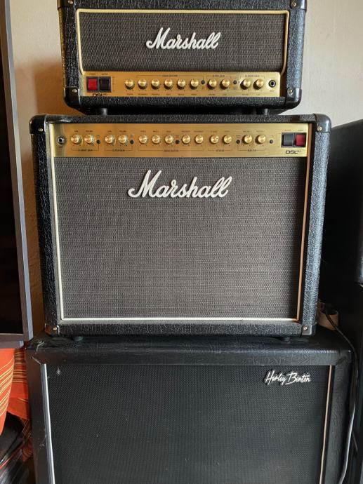 Marshall DSL40C kombo, Marshall DSL20HR glava, PRS SE Custom 24 FR