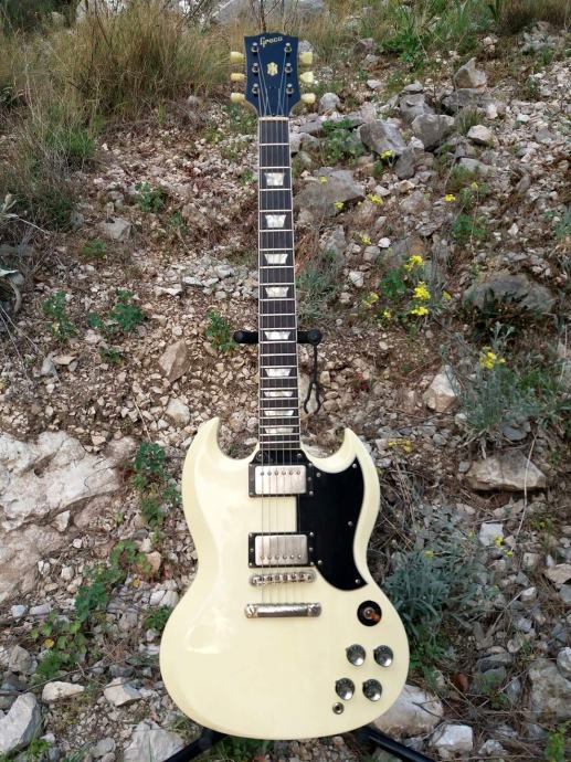Original Greco SS-600 Vintage 1987god. Gibson LP SG Fujigen Japan