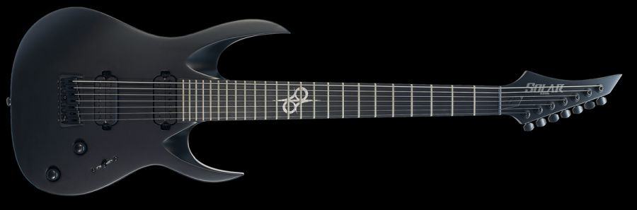 Solar Guitars A2.7C Carbon Matte Black