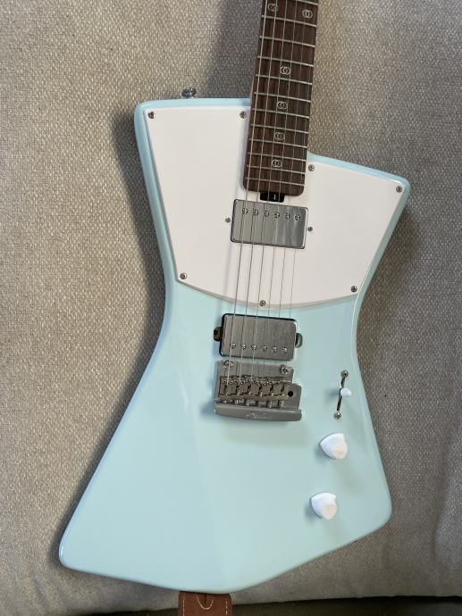 Sterling (Music Man) St. Vincent signature HH Daphne Blue
