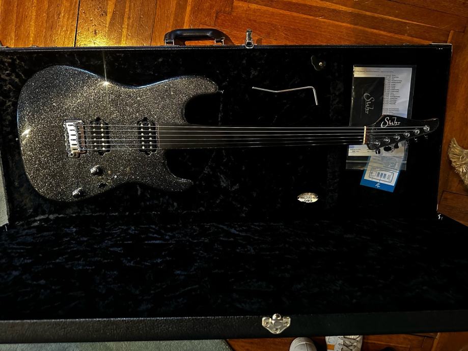 Suhr Classic Custom Graphite Black Sparkle