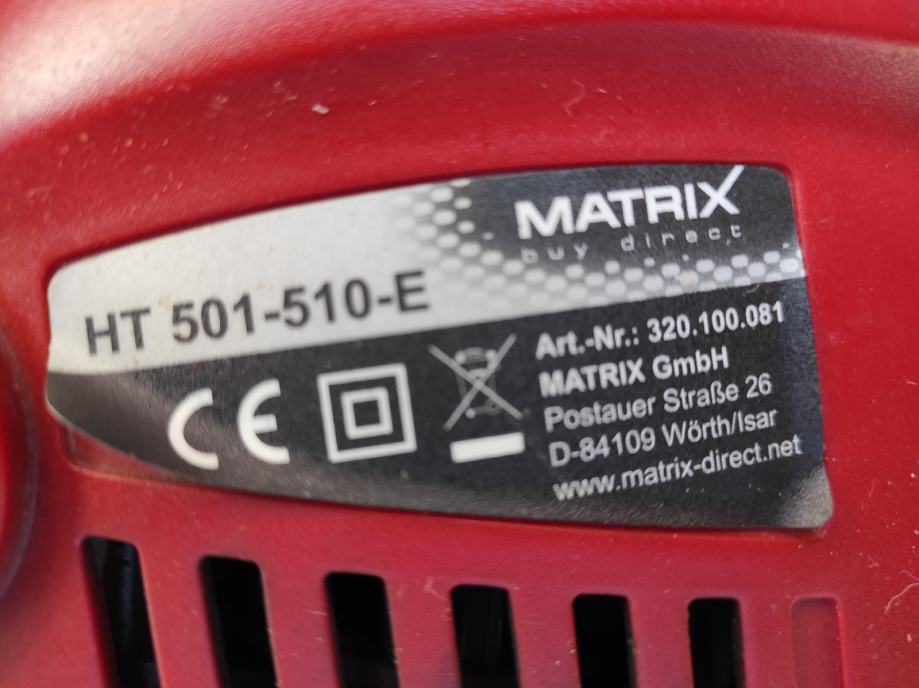 MATRIX električne škare za živicu HT 501-510-E