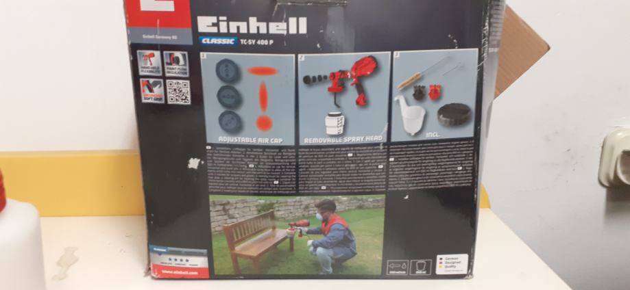 Einhell pištolj za prskanje boje TC-SY 400 P