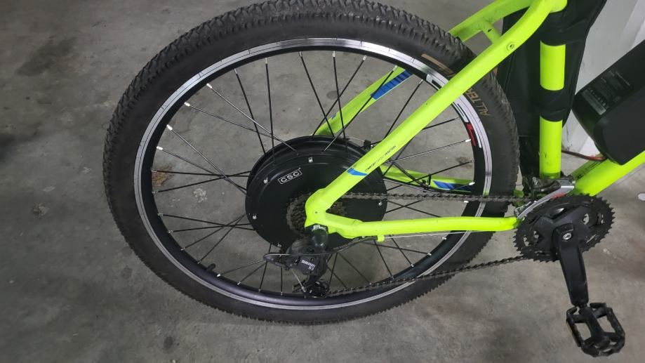 Električni bicikl, 1500 W motor, 18 Ah baterija, 50km/h
