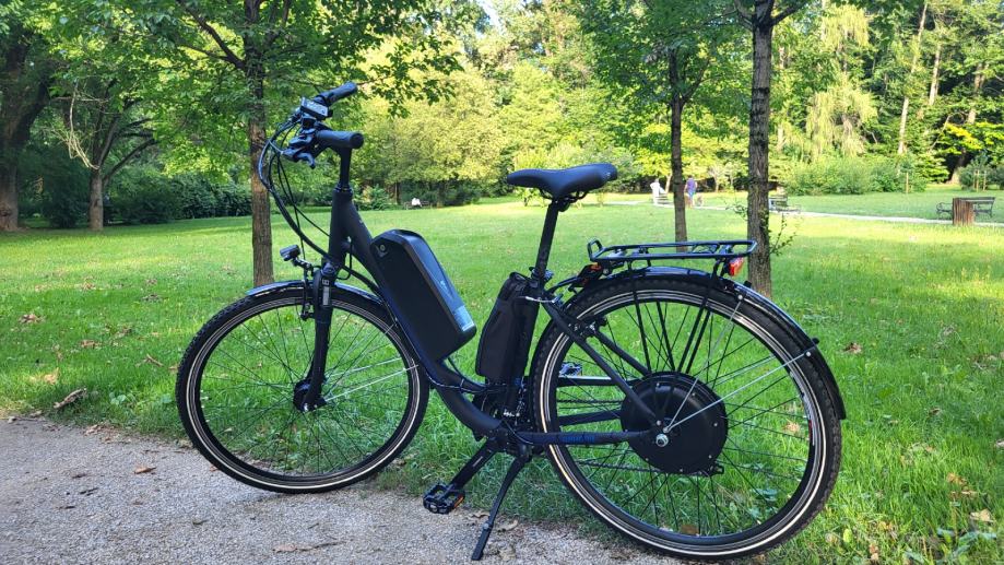 Ženski električni bicikl, 1500 W motor, iznimna snaga 120 Nm