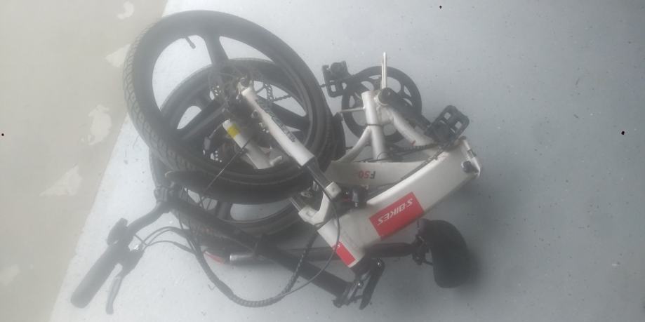 Električni sklopivi bicikl S-Bikes F50e
