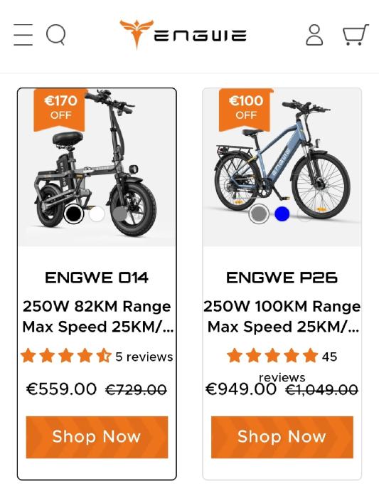 ENGWE EP2PBOOST *AKCIJA* otvorena verzija