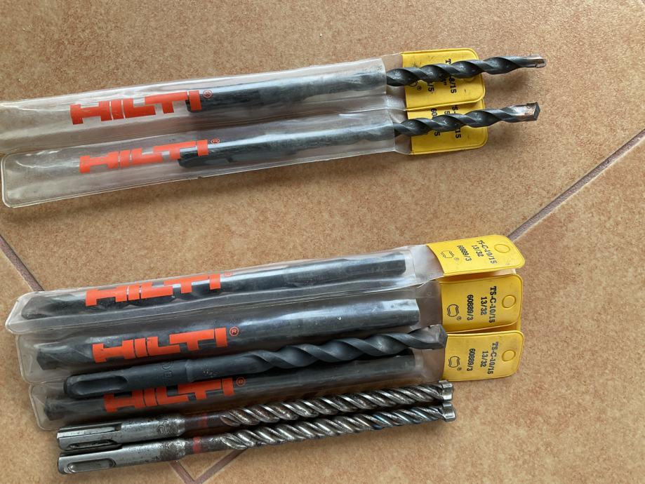 Hilti i Hitahi bušilice, boreri,noževi za glodalicu,držač za nareznice