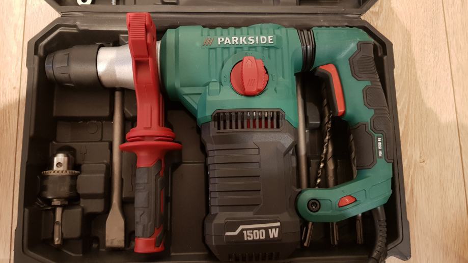 Parkside udarna bušilica/čekić PBH 1500 F6 garancija