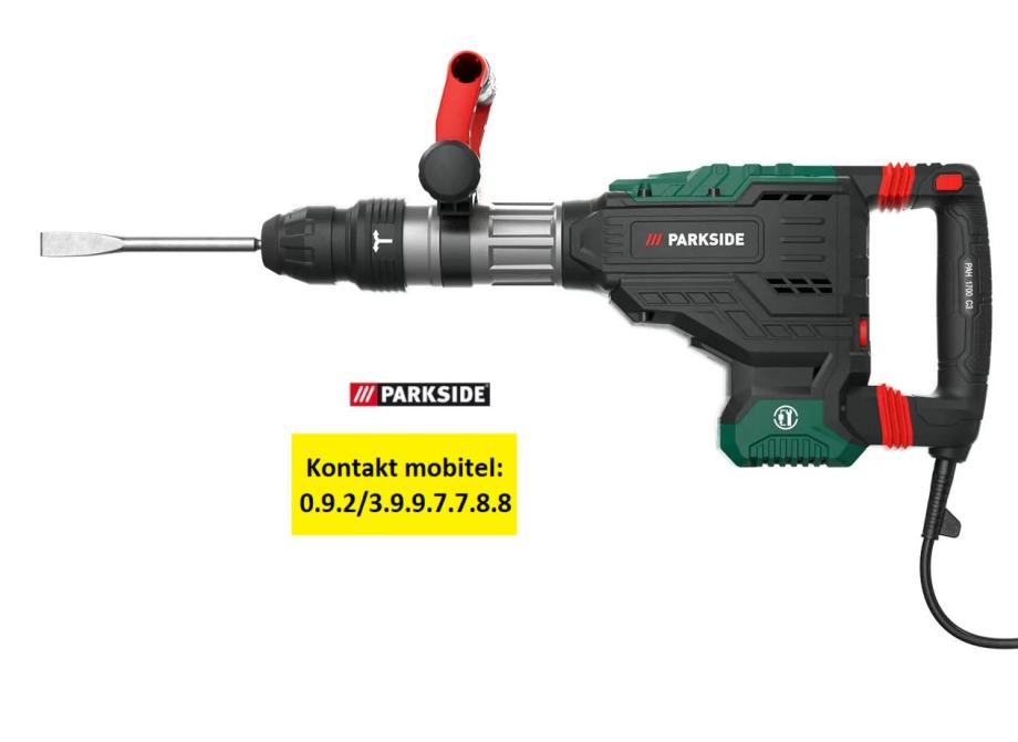 Parkside udarni cekic PAH 1700 C4 50 J udarac 1700 W 6 brzina (NOVO)