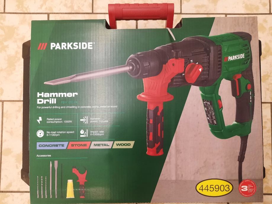 Udarni cekic/busilica parkside