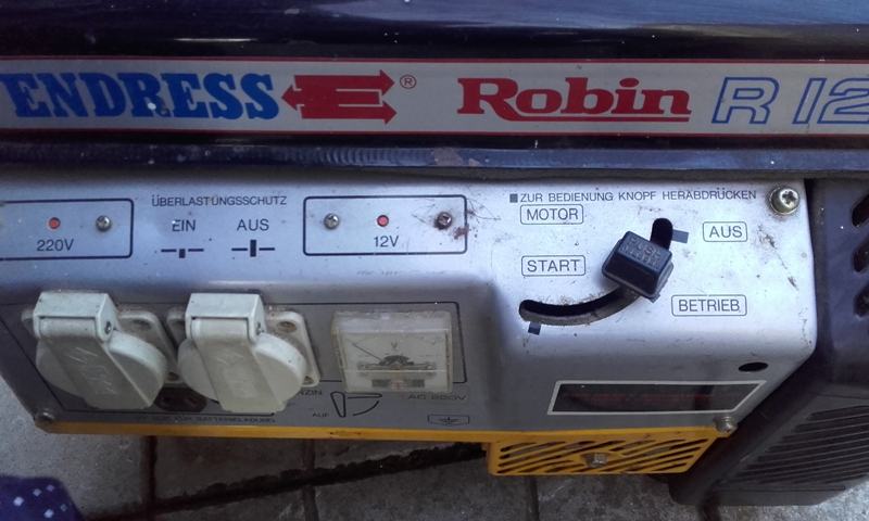 Agregat ENDRESS Robin 1,2 KW