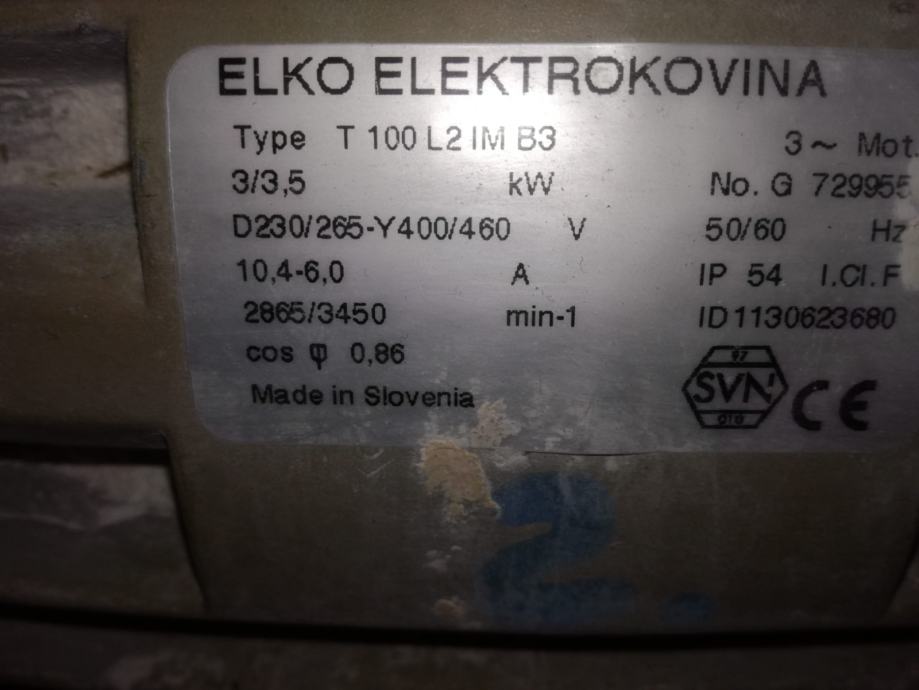 ELEKTROMOTOR 3,5KW