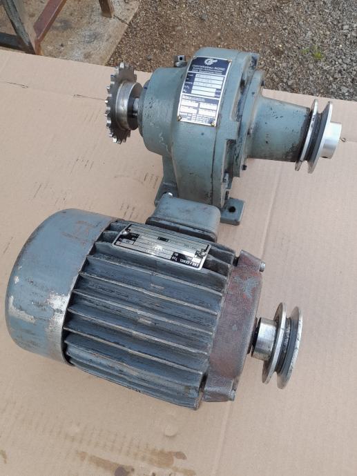 Elektromotor i reduktor u kompletu
