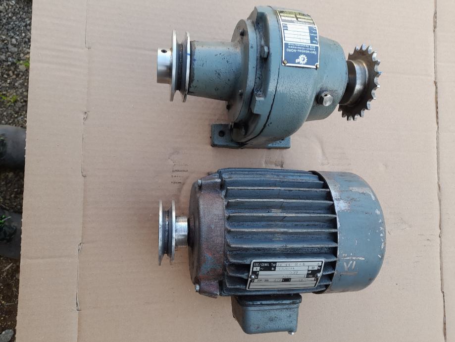 Elektromotor i reduktor u kompletu