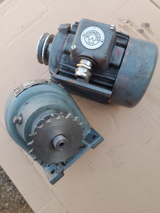 Elektromotor i reduktor u kompletu