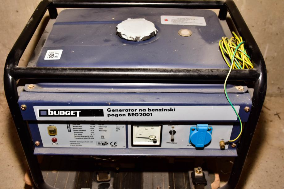 Generator na benzinski pogon BEG2001 2,0 kVA