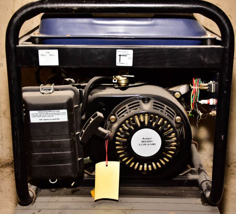 Generator na benzinski pogon BEG2001 2,0 kVA