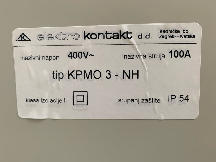 Elektro ormarić KPMO 3- NH