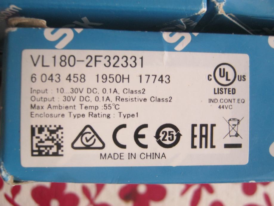 FOTOĆELIJA SICK VL180-2F32331 DETEKCIJA 0.05 - 4.5 m (OSIJEK)