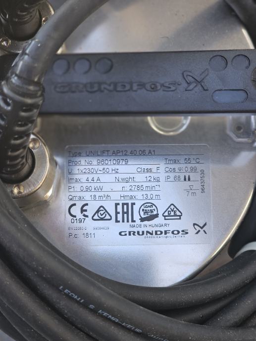 Grundfos Unilift AP 12.40.06.A1