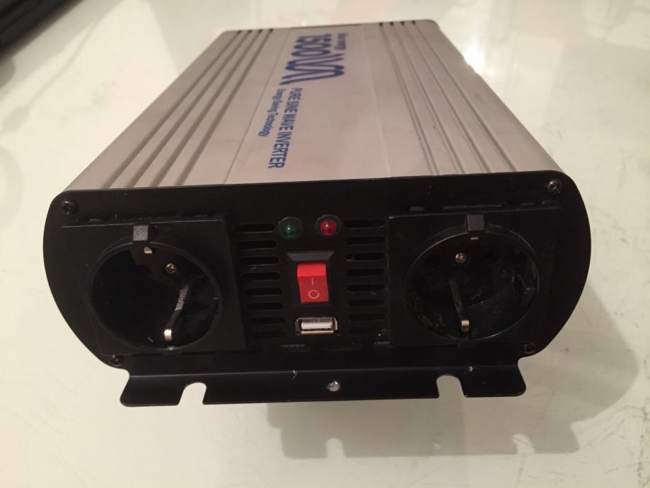 INVERTER BLUE ENERGY 12V ILI 24V / 1.000W (1500VA), PUNI SINUS AC 230V
