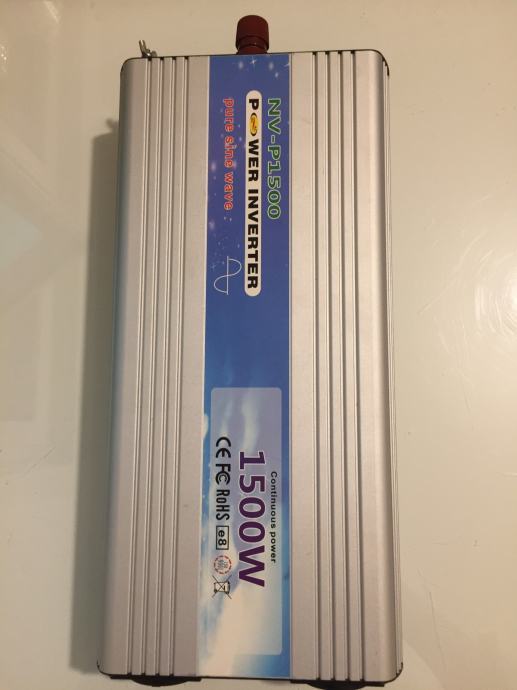 INVERTER BLUE ENERGY 12V ILI 24V / 1500W (2200VA), AC 230V PUNI SINUS