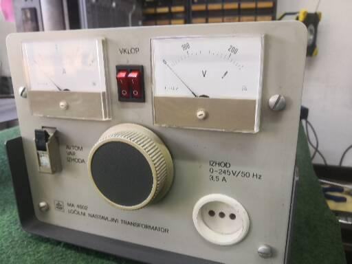 ISKRA MA4802 ODVOJNI I REGULACIONI TRANSFORMATOR