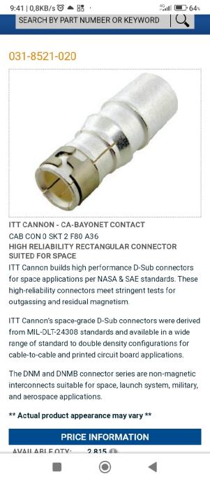 ITT CAN 031-8521-020