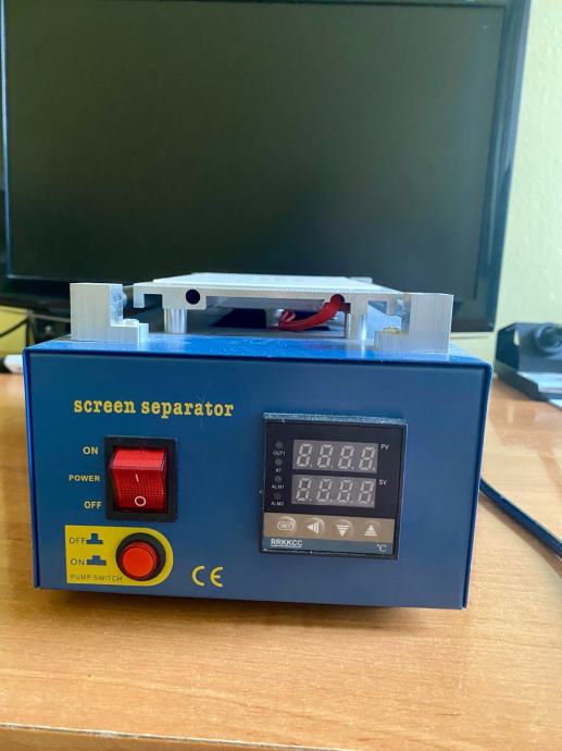LCD Screen Separator - vacuum + UV lampa