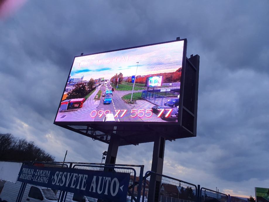 Prodajem LED display, LED ekrani za iznajmljivanje oglasnog prostora