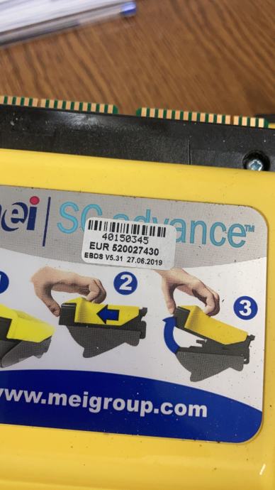 Mei Advance Bill Acceptor/Validator SC8347