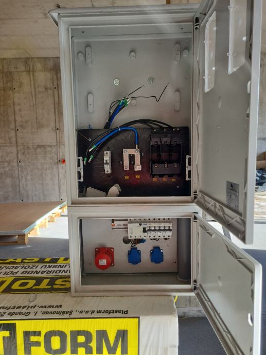 Ormarić za privremeni priključak struje na gradilištu