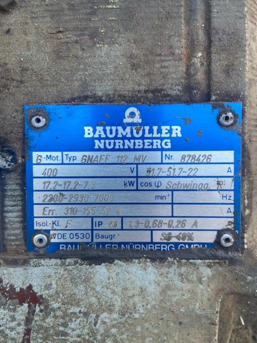 PRODAJEM BAUMULLER NURNBERG