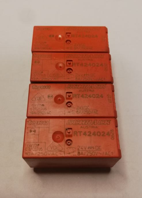 Schrack : releji 24 i 220V za štampane ploče