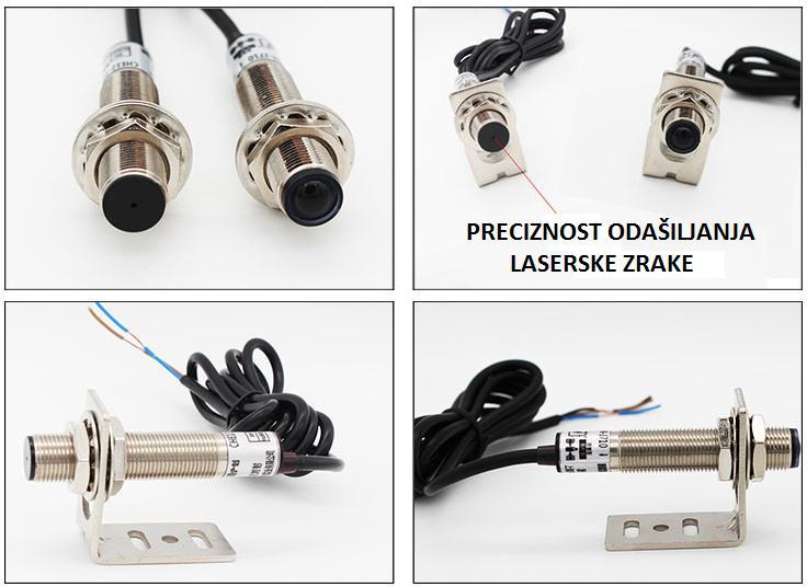 SENZOR LASERSKI ZA MJERENJE PROLAZA E3F-20C2/20L NPN NC 6-30V - 20M
