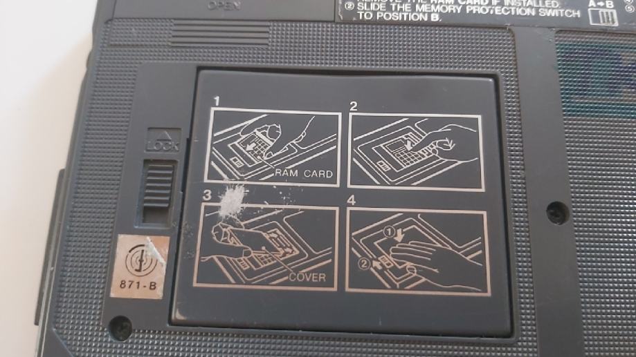 Sharp pocket computer PC-E500