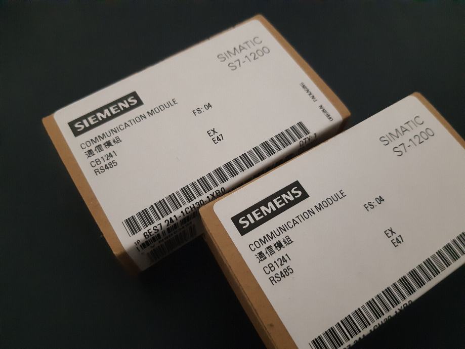 Siemens S7-1200 komunikacijska kartica CB1241 RS485 Modbus RTU