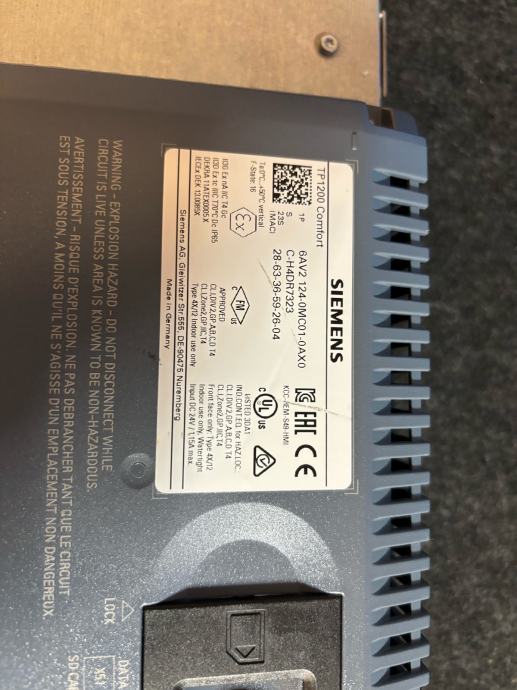 Siemens TP1200 Comfort - HMI