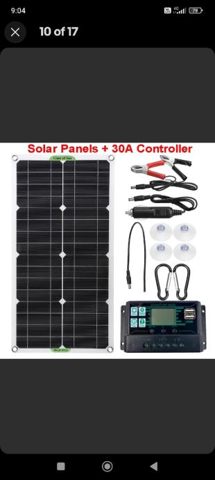 Solarni panel set + 30A kontroler