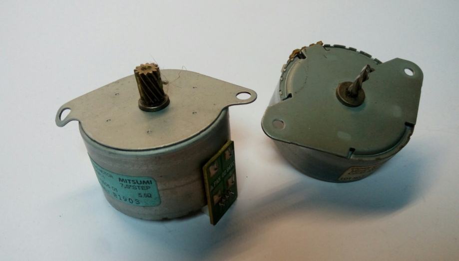 Step motori više vrsta i modela